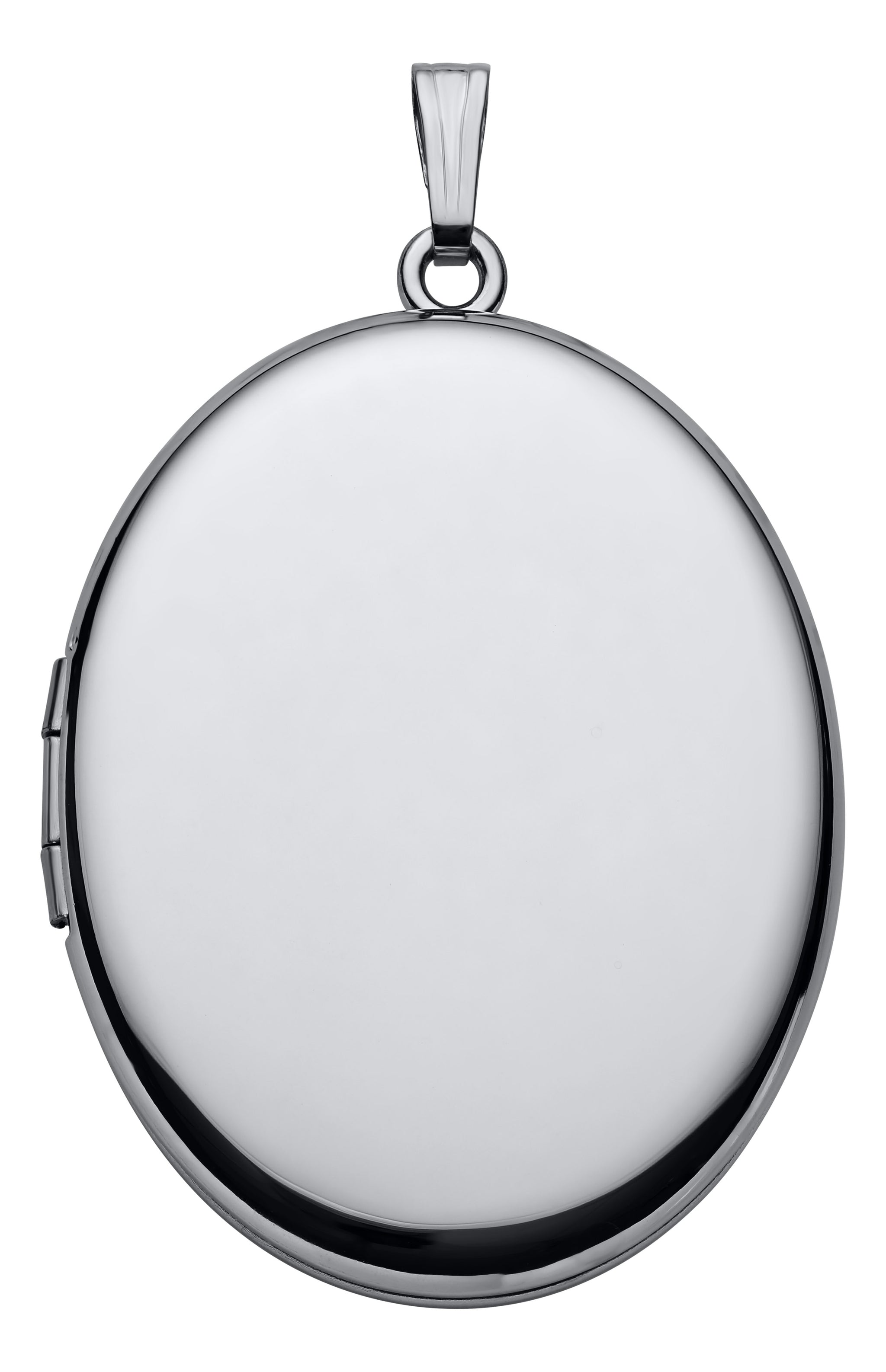 Sterling Silver Oval Locket Large